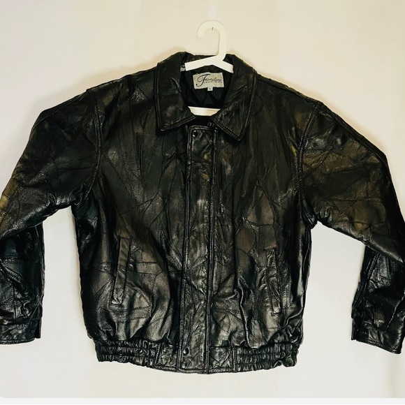 Fondini | Jackets & Coats | Vintage Fondini Fashions Mens Black Leather ...